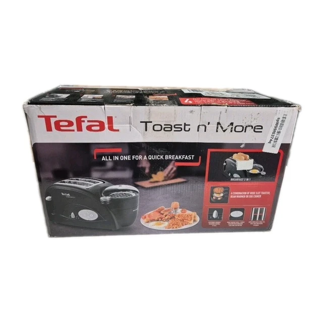 TEFAL TOAST N' More, 2 Slice Toaster, Bean & Egg Maker £19.99 - PicClick UK