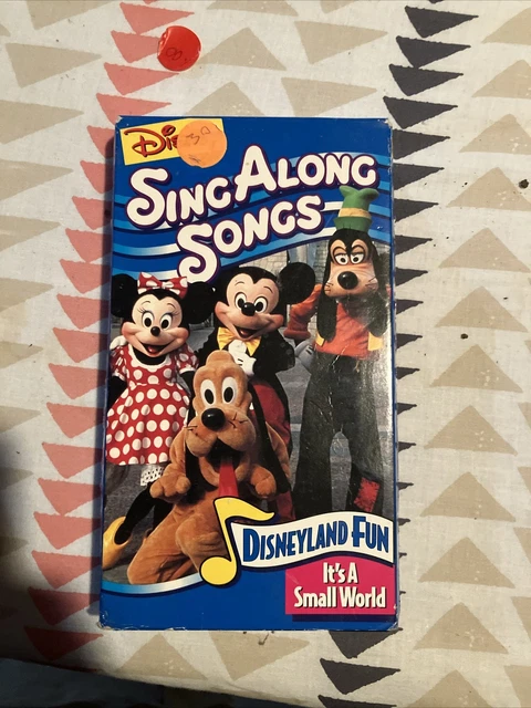 DISNEYS SING ALONG Songs - Disneyland Fun: Its a Small World VHS 1993 ...
