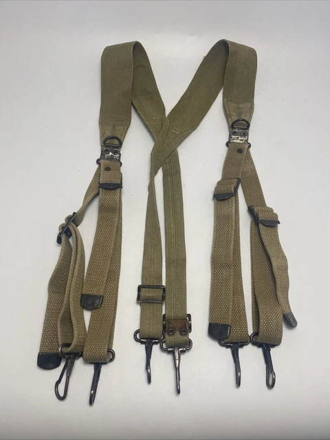 ORIGINAL WW2 US Army M-36 Webbing Suspenders £55.00 - PicClick UK