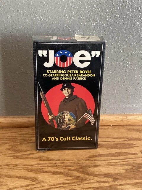 JOE VHS A 70’s Cult Classic Starring Peter Boyle, Susan Sarandon RARE ...