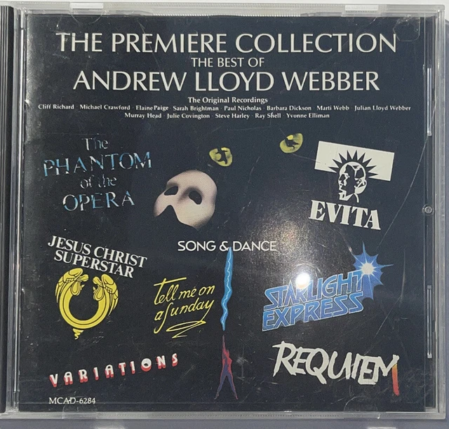 THE PREMIERE COLLECTION : The Best of Andrew Lloyd Webber (CD, octobre 1990,... EUR 2,48 ...