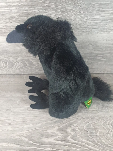 WILD REPUBLIC CROW Jackdaw Raven Plush Soft Toy Figure Bird 11" £12.30 ...