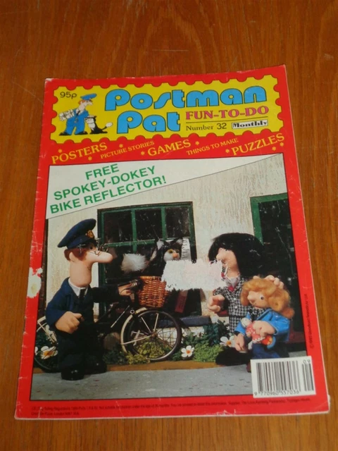 POSTMAN PAT FUN-TO-DO #32 1993 British Weekly Comic _ £4.99 - PicClick UK
