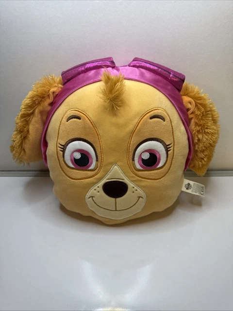 PAW PATROL SKYE Head Pillow Plush 10” Tall 10” Wide Nickelodeon £5.50 ...