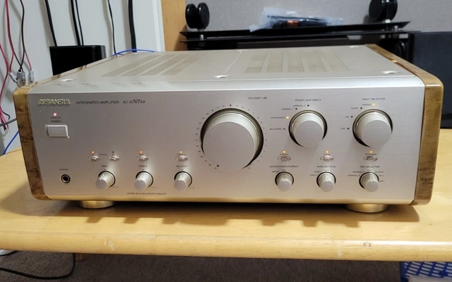 SANSUI AU-Α707XR AMPLIFICATEUR Stéréo Intégré Hi-Fi Audio Amp Vintage ...