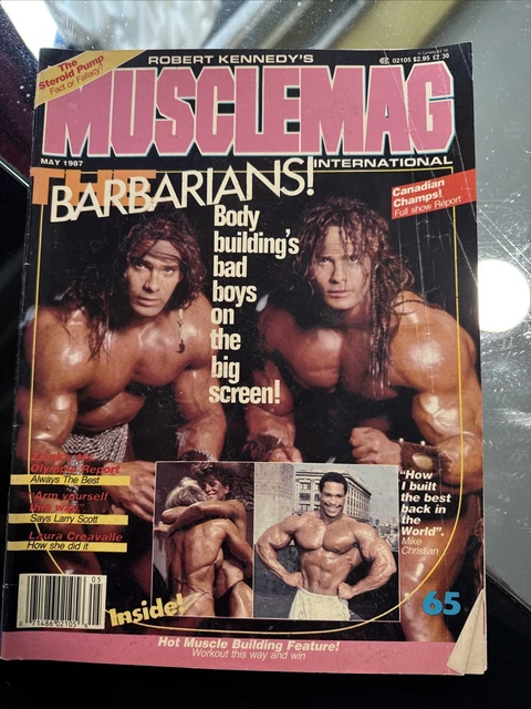 BOB KENNEDY'S MUSCLE Mag International Magazine May 1987 David & Peter ...