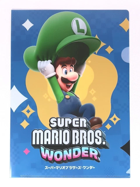 LUIGI SUPER MARIO Bros. Wonder × Seven-Eleven A4 Fichier transparent du ...