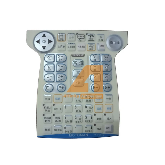 YKS-002E KEYPAD YASKAWA DX100 JZRCR-YPP01-1 Membrane Keyboard Keysheet ...