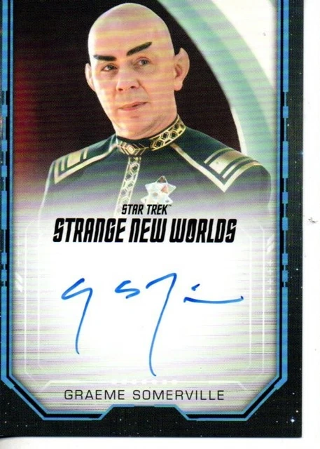 STAR TREK STRANGE New Worlds Season 2 Auto Card Graeme Somerville ...