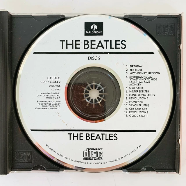 BEATLES WHITE ALBUM CD number 2 in Sgt. Pepper's Lonely Hearts Club ...