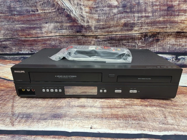 PHILIPS DVP3345VB/F7 DVD VCR Combo Player Hi-Fi VHS Recorder Universal Remote EUR 59,87 ...