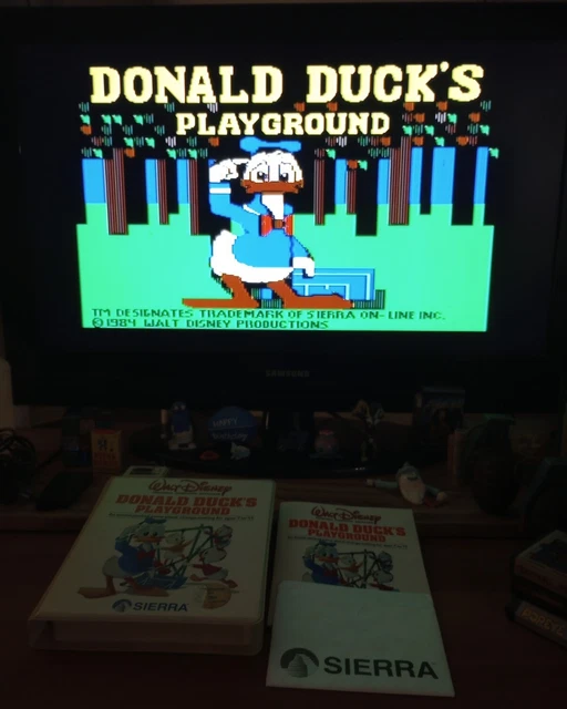 COMMODORE 64 &DONALD Duck's Playground" Walt Disney On Disk Tested ...
