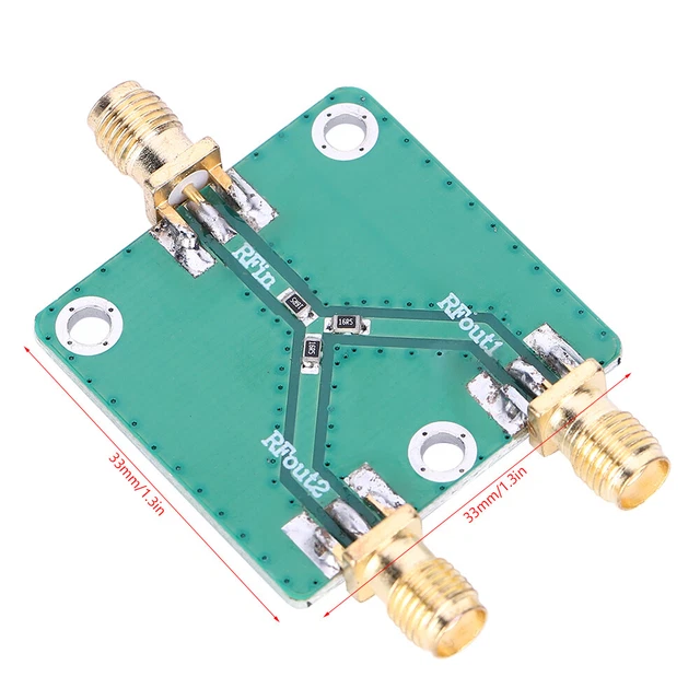 DC-5G RF MICROWAVE Resistance Power Splitter Radio Frequency Power ...
