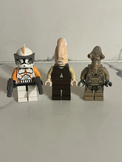 LEGO STAR WARS Geonosian Starfighter 7959 Ki-Adi-Mundi Commander Cody ...