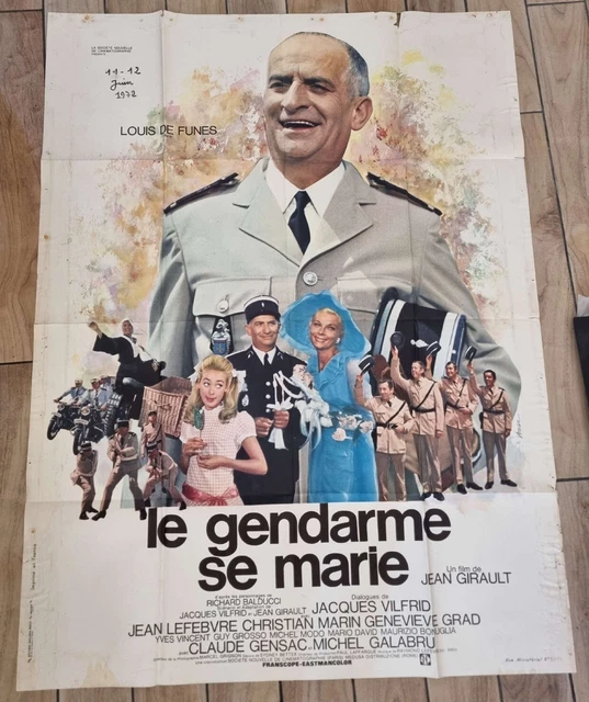 AFFICHE DE CINÉMA originale. Le gendarme se marie/ Jean Girault - 1968 EUR 70,00 - PicClick FR
