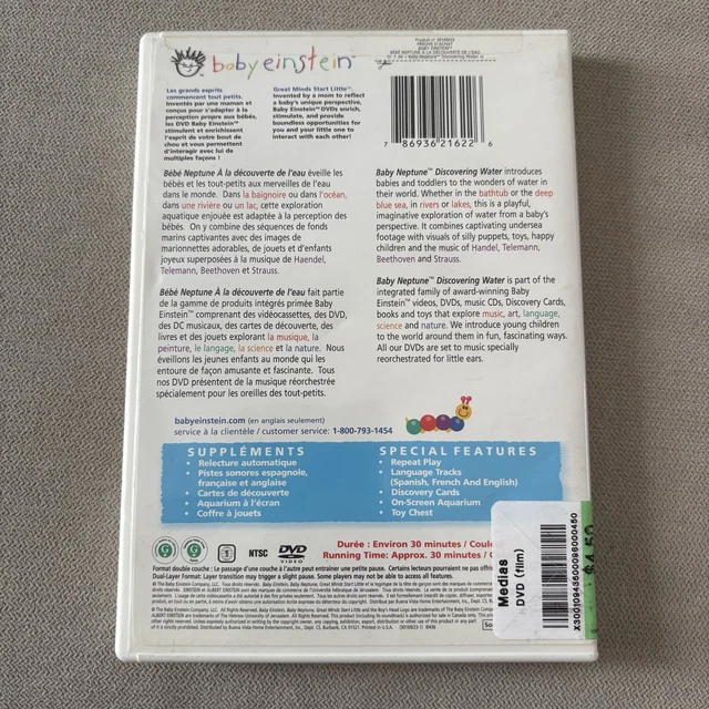 BABY EINSTEIN - Baby Neptune - Discovering Water - DVD $9.99 - PicClick CA