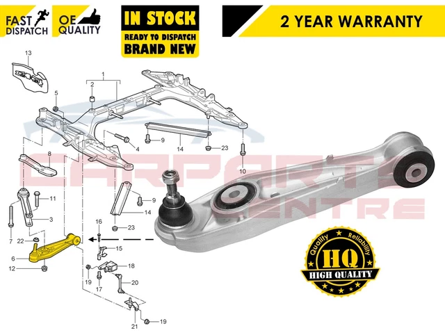 FOR PORSCHE 911 Boxster Cayman Rear Axle Wishbone Suspension Control ...