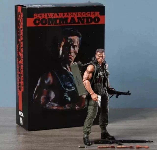 COMMANDO SCHWARZENEGGER ACTION FIGURE 18CM ACTION Figur Terminator ...