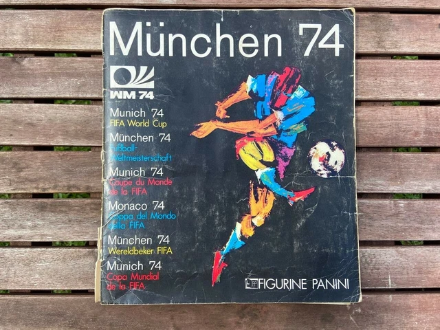 PANINI WORLD CUP MUNCHEN 74 originale complete stickers album 1974 EUR ...