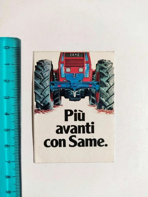ADESIVO SAME TRATTORI TRACTORS STICKER AUTOCOLLANT VINTAGE 80s ORIGINAL ...
