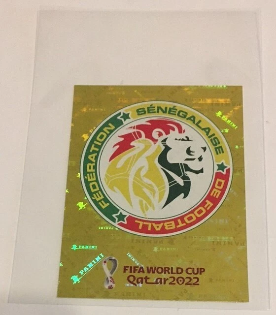 IMAGE STICKER CROMO Badge Ecusson Escudo SENEGAL PANINI WORLD CUP QATAR ...