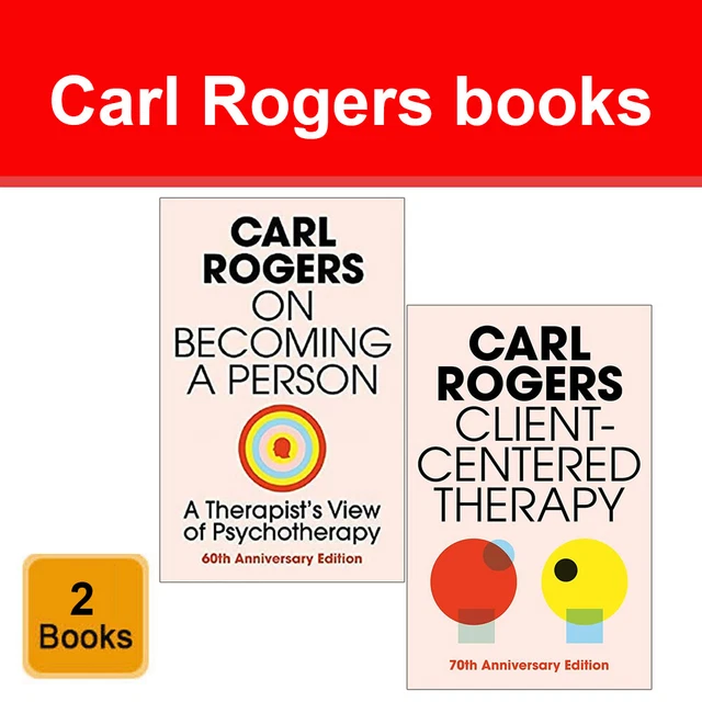 CARL ROGERS 2 Books Collection Set On Becoming a Person & Client ...