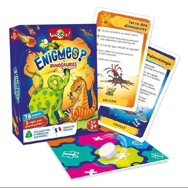 JEUX DE SOCIÉTÉ - Enigmes - Dinosaures EUR 11,50 - PicClick FR