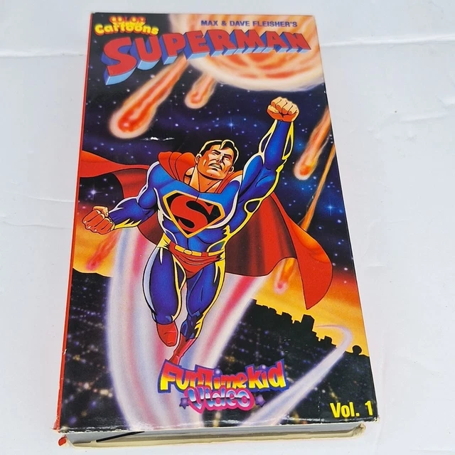 SUPERMAN VHS MAX & Dave Fleishers Fun Time Kids Video Volume 1 Color ...