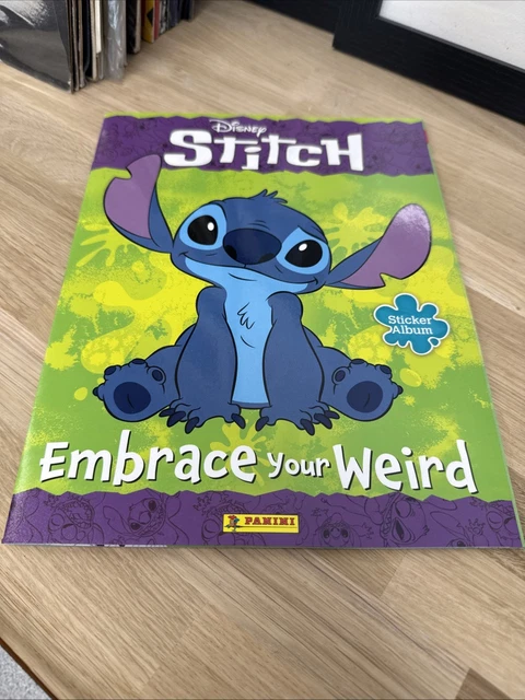 DISNEY STITCH EMBRACE The Weird Sticker Album £3.00 - PicClick UK