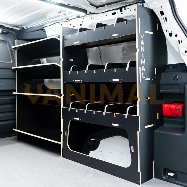 VW ID BUZZ Cargo OS Hexaboard Van Racking: Adjustable & x4 Toolbox ...