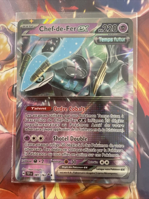 CARTE POKÉMON CHEF-DE-FER ex 081/162 EV5 Forces Temporelles (TEF) Neuf ...