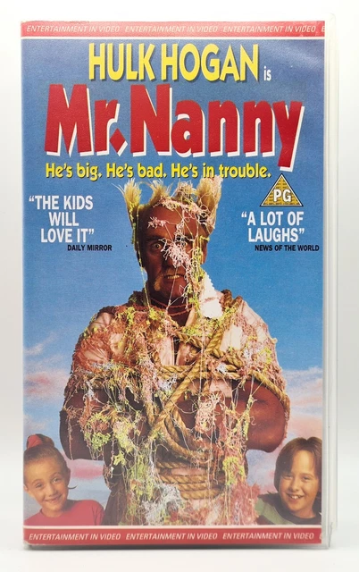 MR NANNY HULK Hogan Vhs Video Childrens Family Movie Film PG £3.95 ...