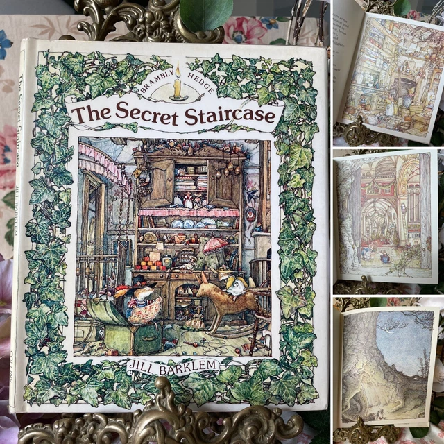 THE SECRET STAIRCASE Jill Barklem Vintage Childrens Book Brambly Hedge ...