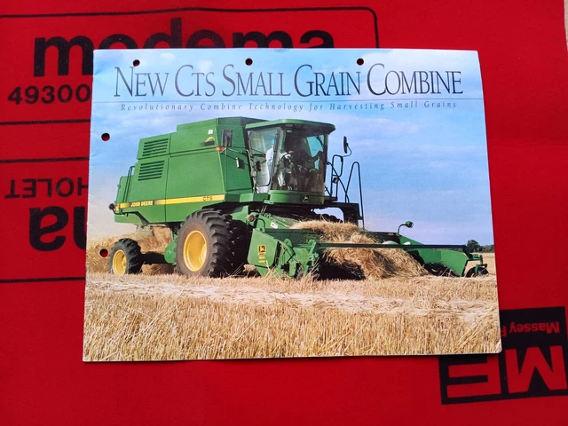 BROCHURE ( IN English ) Moissonneuse-batteuse NEW CTS SMALL GRAIN COMBINE/1995 EUR 1,00 ...