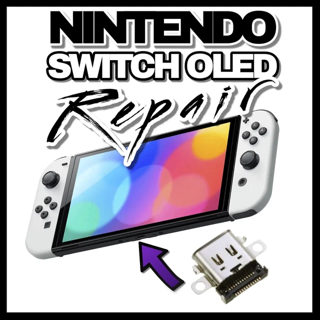 NINTENDO SWITCH OLED 🛠️ USB-C Port Issue? Expert Repair Service ...