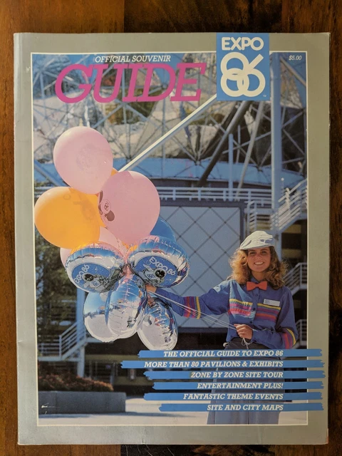 EXPO 86 VANCOUVER Official Souviner Guide $20.00 - PicClick CA