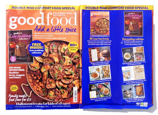Bbc Good Food Magazine Pack October 2023 With Cosy Puddings Mag ~ New