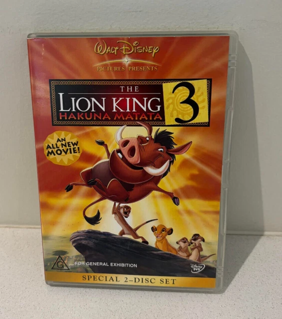 Lion King Hakuna Matata 3 The Ex Rental Special 2 Disc Set 450 3727