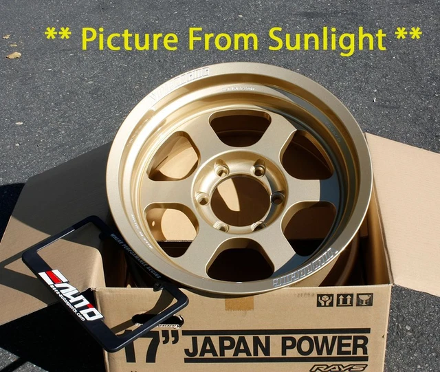 RAYS VOLK RACING TE37XT *Gold* Wheel Rim 17" 17x8.5 -10 6x139 6x5.5 ...
