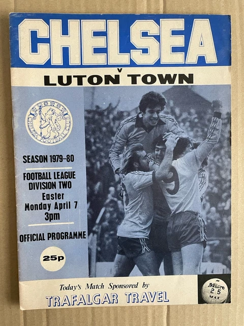 CHELSEA V LUTON Football Programme - April 1980 £3.99 - PicClick UK
