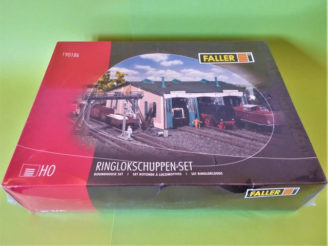 FALLER H0 190186 "Ringlokschuppen-Set" ungebauter Bausatz TOP&OVP EUR 60,00 - PicClick DE