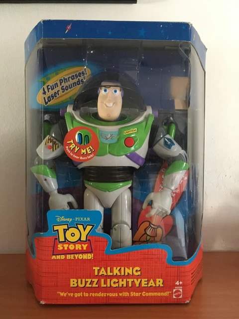 BUZZ LIGHTYEAR-TOY STORY and beyond!-Talking Action Figure-Mattel 2001 ...