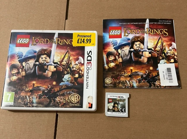 LEGO THE LORD Of The Rings Nintendo DS Game 2Ds DSLite 3DS Complete ...