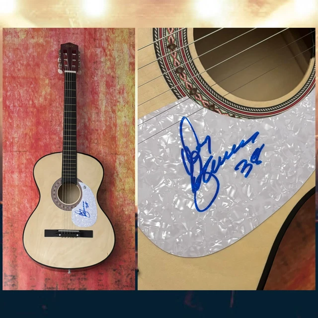 GFA 38 SPÉCIAL Bande Singer Don Barnes Signé Acoustique Guitare Proof ...