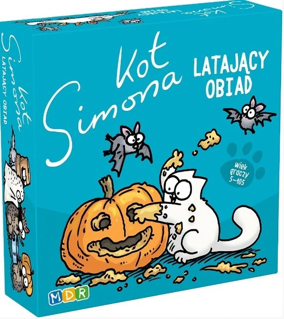 KOT SIMONA LATAJĄCY obiad Planszowa zabawna gra rodzinna imprezowa Na ...
