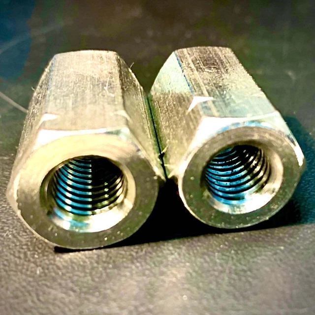 M6 M8 M10 M12 M16 M20 Hex Connector Nut Threaded Rod Bar A2 304 ...