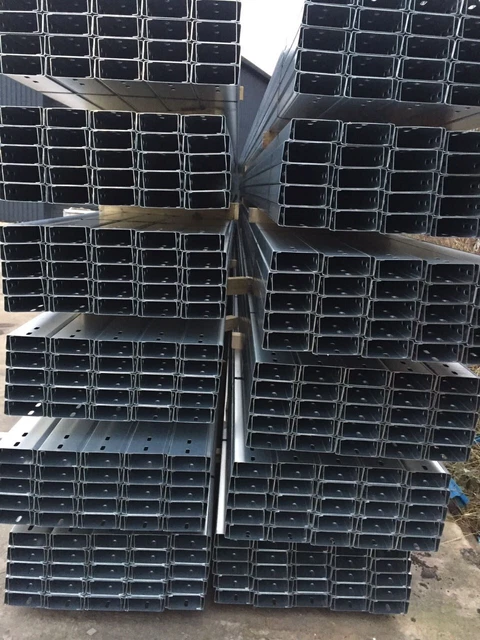 C SECTION PURLIN - Galvanised Steel- Roofing, Structures, Side Rail ...