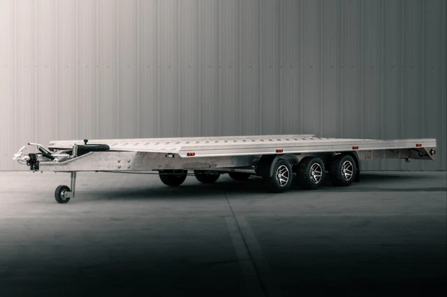 AMS 5.6M X2.25M Car Transporter Trailer Recovery Truck 3500kg Full ...