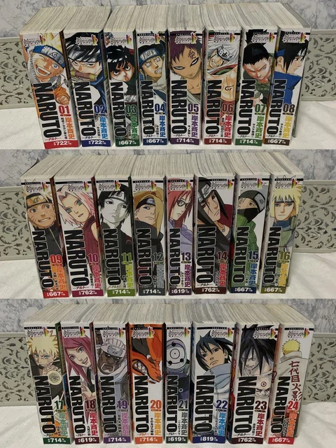 FINAL NARUTO-NARUTO- COMPLETE Set 24 Volumes Convenience Store Comic £82.07 - PicClick UK