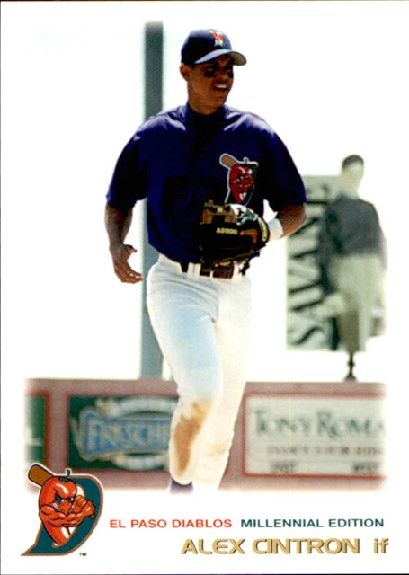 2000 EL PASO Diablos Grandstand #5 Alex Cintron Yabucoa Porto Rico ...